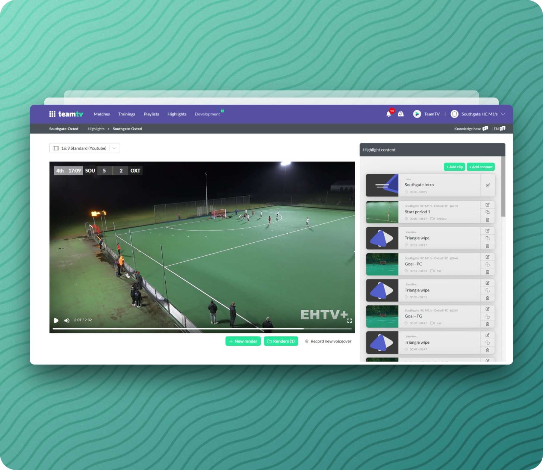 Highlights For Soccer Teamtv